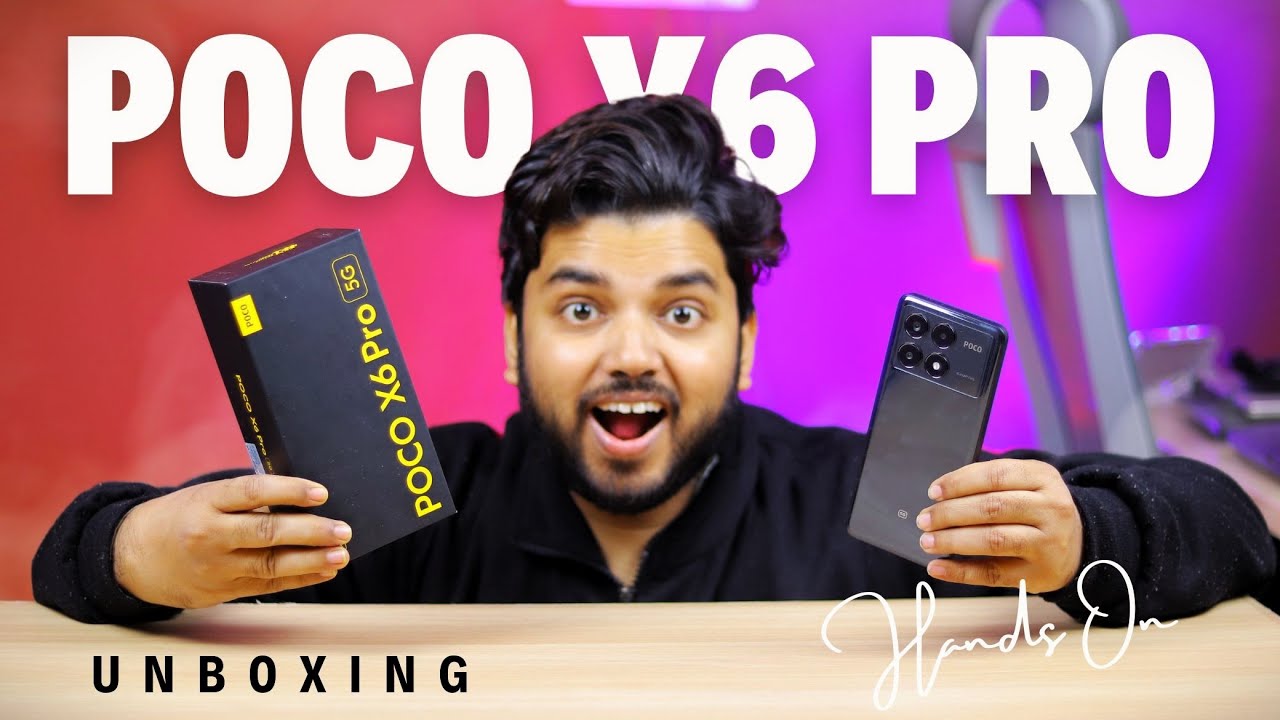 POCO X6 PRO 5G Unboxing, Hands On & First Impressions | Retro Style ...