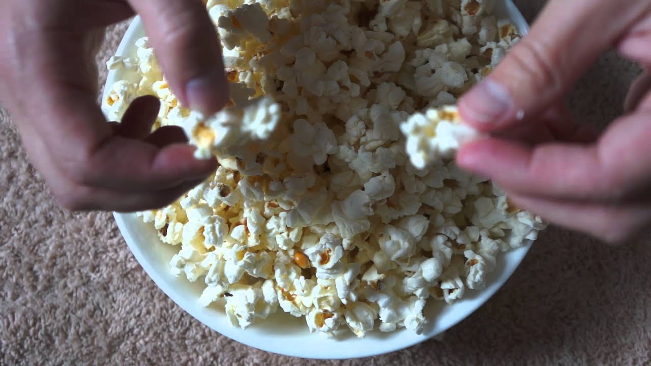 Fresh Popcorn - ASMR - YouTube