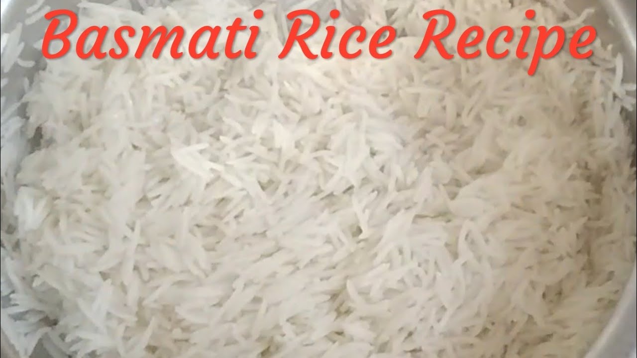 Basmati Rice Recipe / How to Cook Perfect Boiled Rice. - YouTube