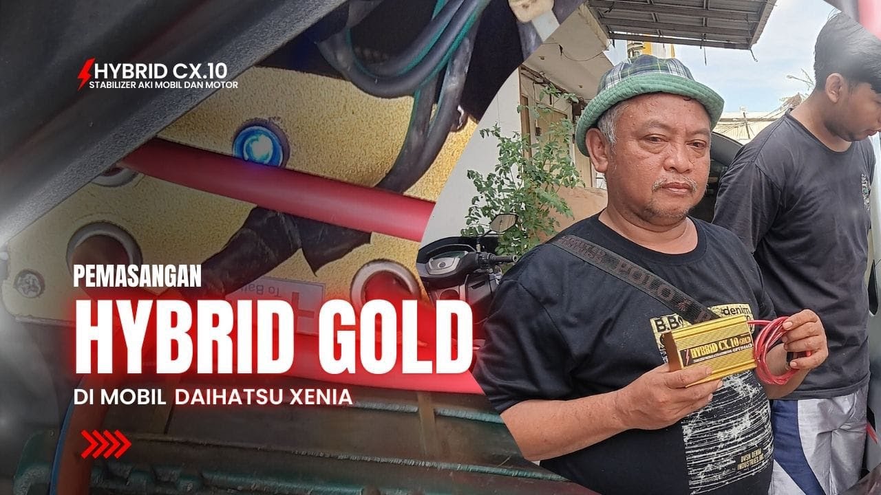 PEMASANGAN HYBRID GOLD OPTIMA DI MOBIL XENIA - YouTube