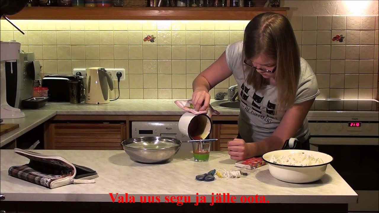 DIY Küünla meisterdamine - YouTube