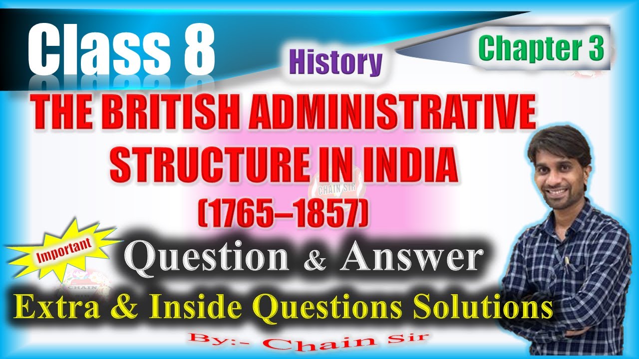 Class 8 History Chapter 3 The British Administrative Structure In class-8-history-chapter-3-the-british-administrative-structure-in