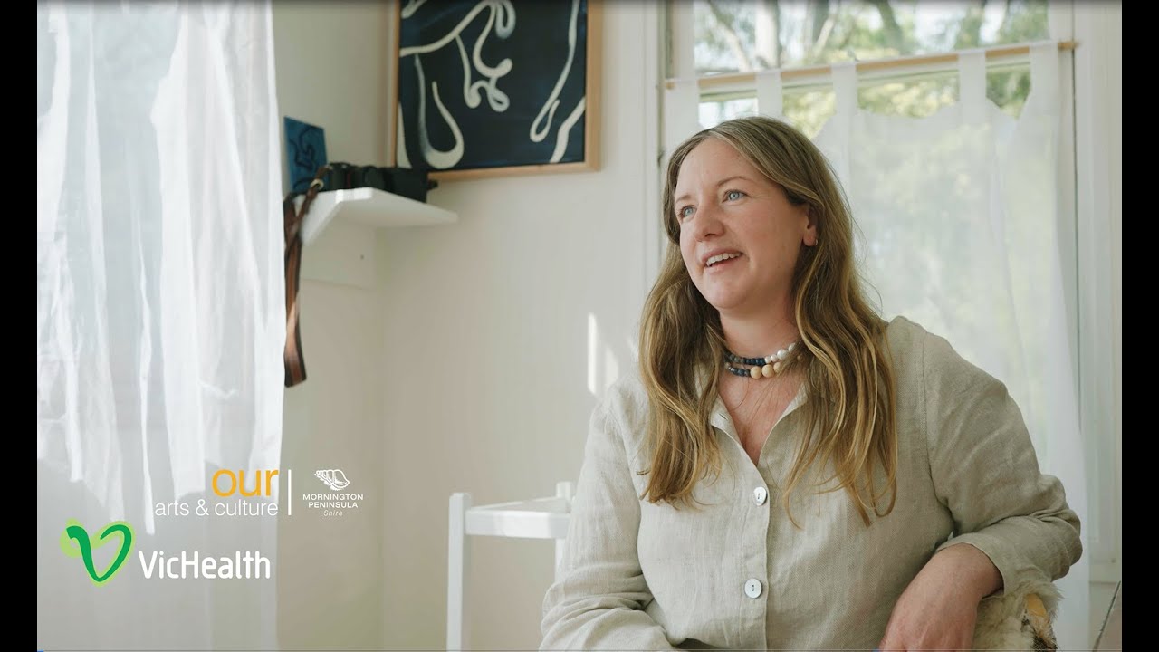 Leyla Bulmer: Visual artist, Mornington Peninsula - YouTube
