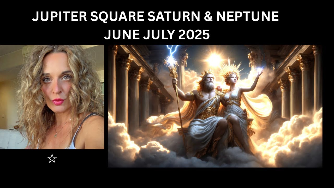 JUPITER SQUARE SATURN & NEPTUNE JUNE JULY 2025 - YouTube