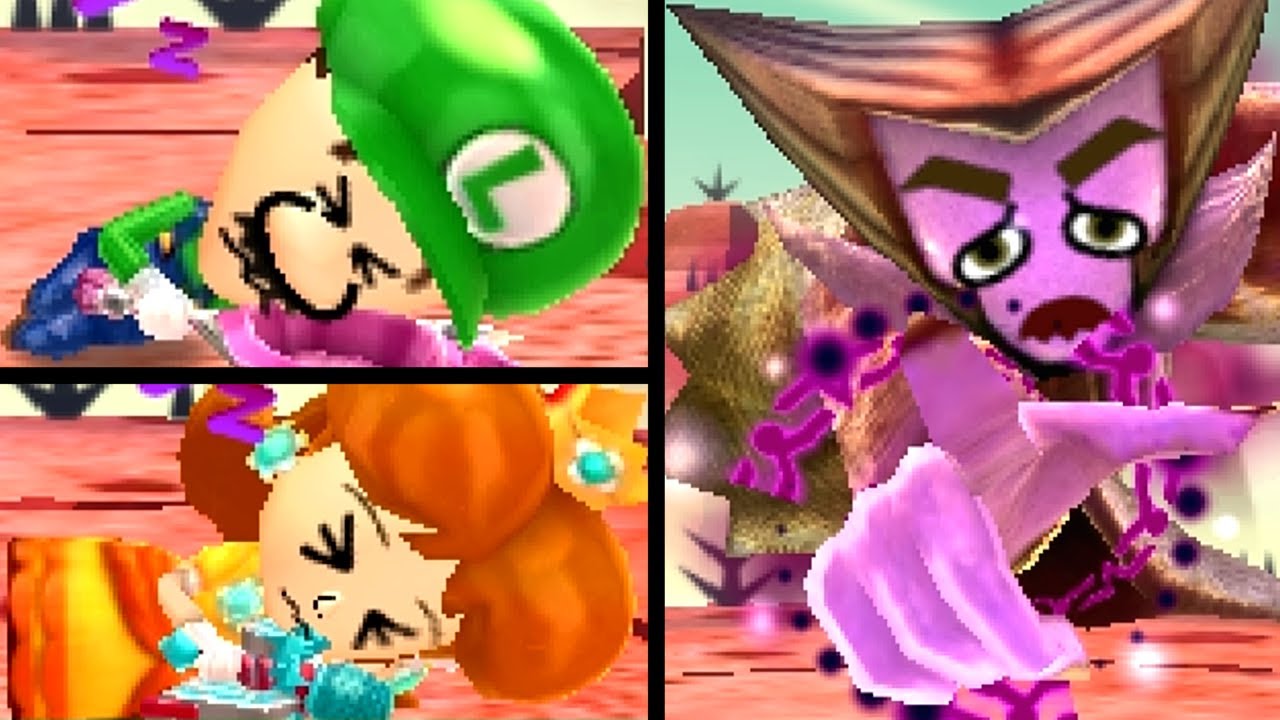 Super Mario Miitopia - Dark Lord Replica Boss Battle - YouTube