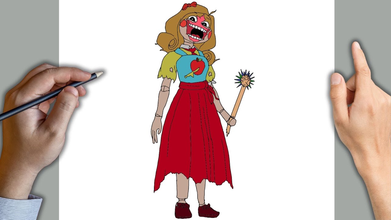 How to draw Miss Delight | Poppy Playtime | Step by Step - YouTube