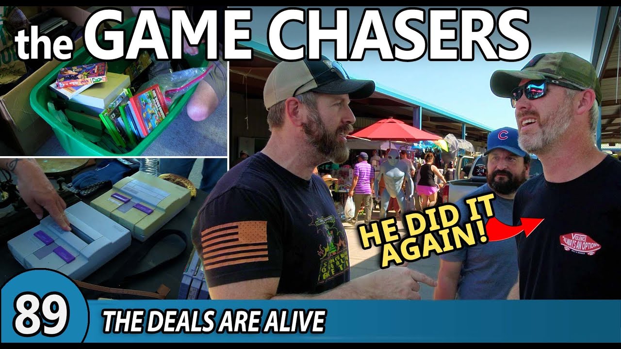 The Game Chasers Ep 89 - The Deals Are Alive! Amazing Deals at the Flea ...