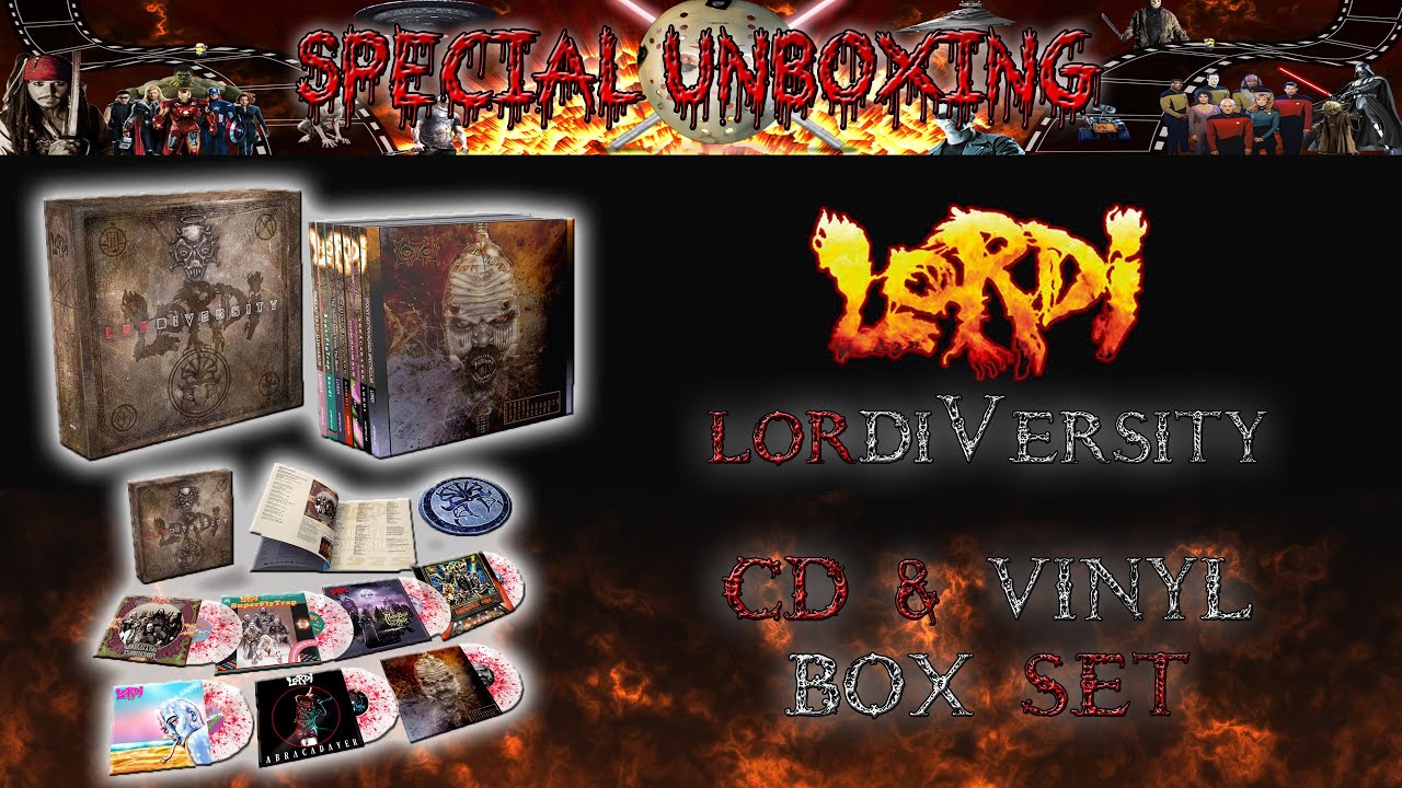 Unboxing - LORDI - LORDIVERSITY - Limited CD & VINYL - Box Set - YouTube
