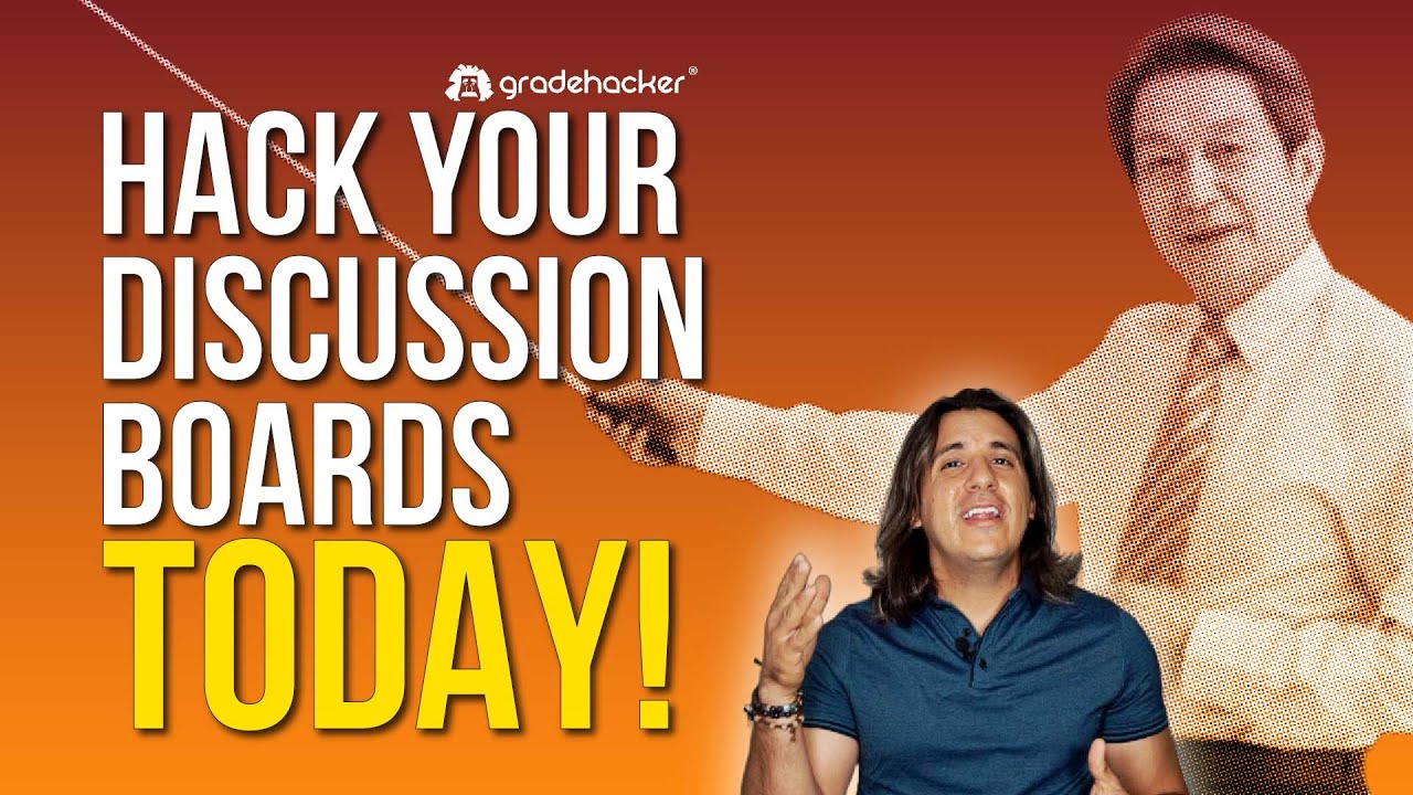 How to Write Discussion Posts That Will Improve Your Grades - YouTube