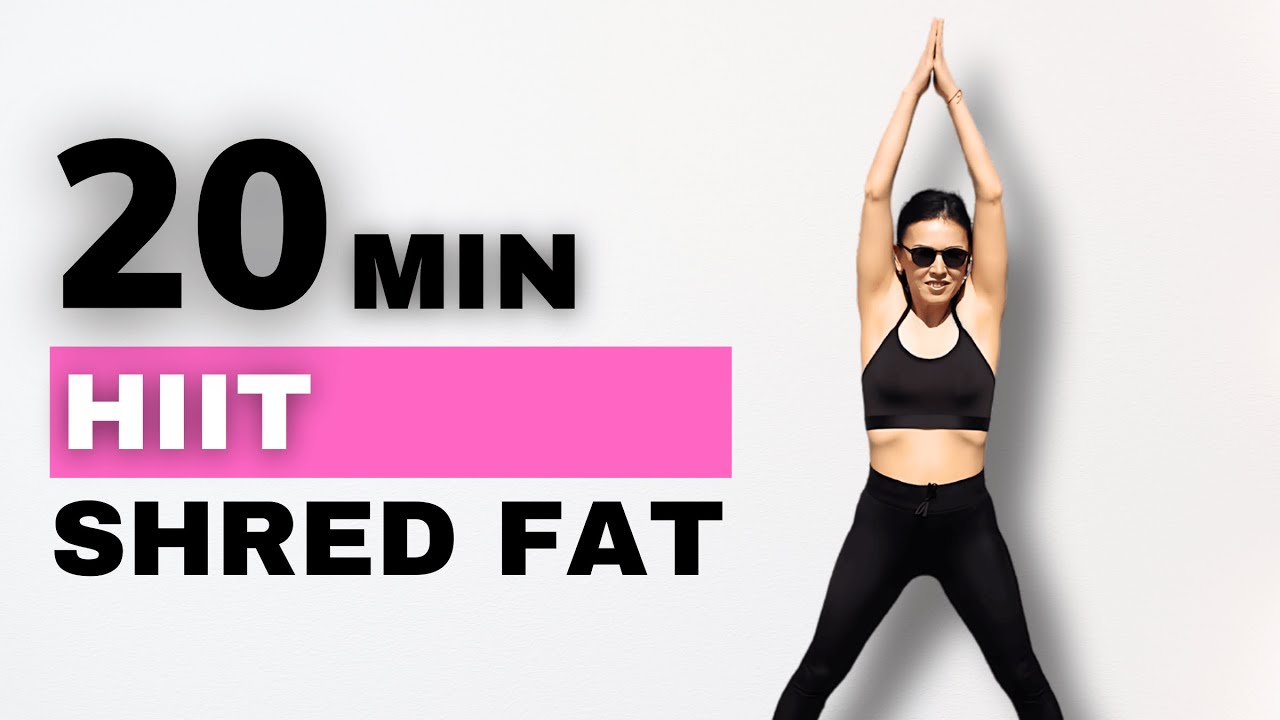 Shred Fat in 20 Min Full Body HIIT Burn 250 Cal with Ellie! - YouTube
