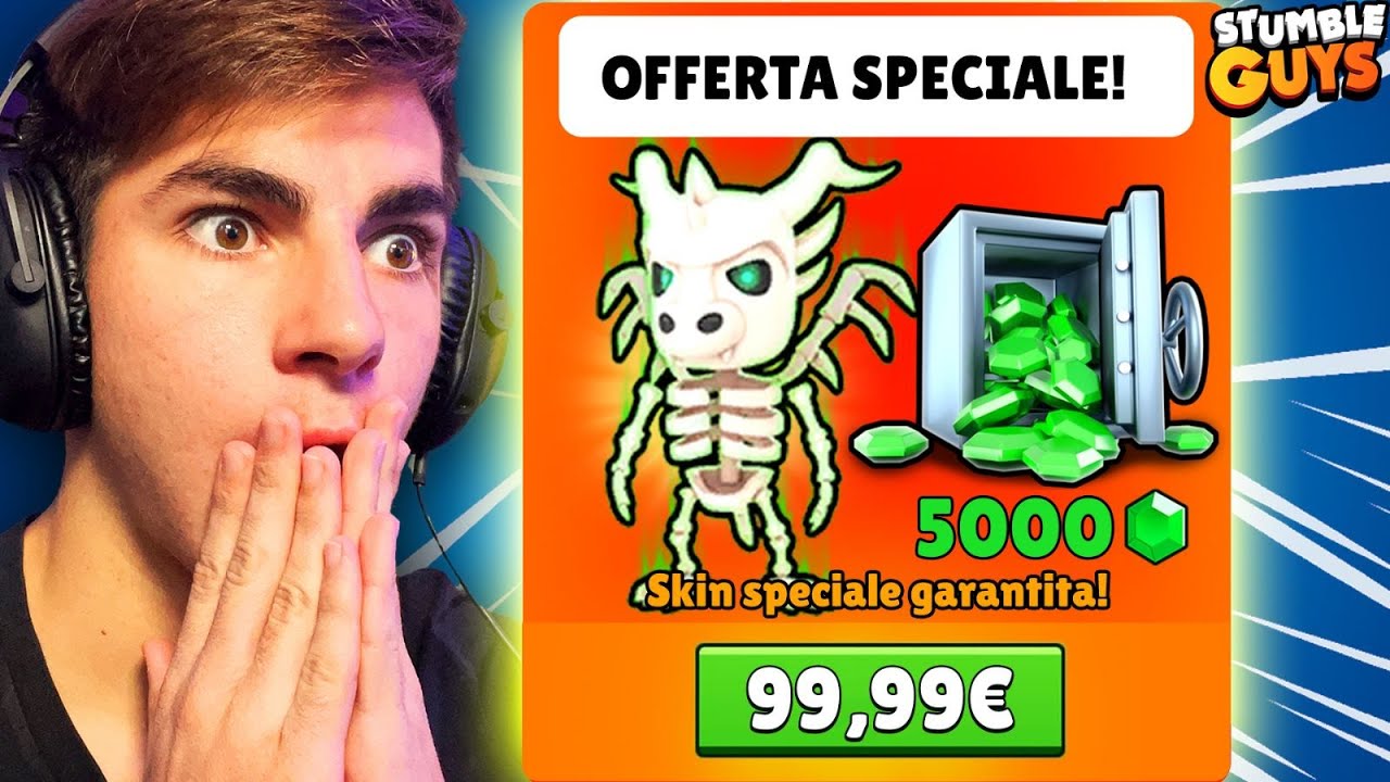 SHOPPO LA NUOVA SKIN SPECIALE DEL DRAGO SCHELETRO su Stumble Guys ...