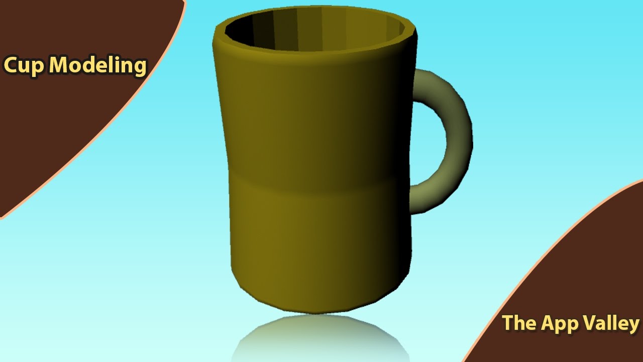 3D Game Modeling Assets and Texturing - Maya Tutorial - How to Cup ...