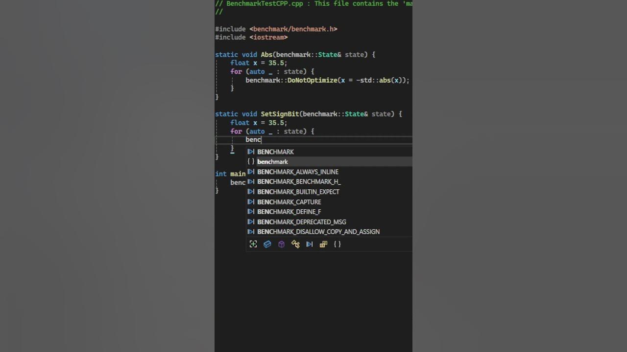 C Performance Optimization Signbit Benchmark Cpp Cppprogramming Codeoptimization Code