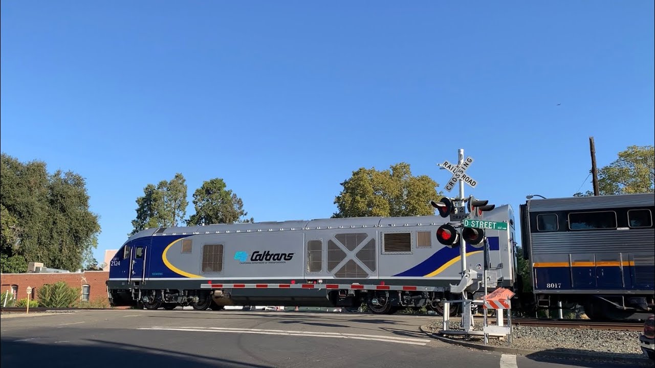 Amtrak CDTX 8311 Capitol Corridor Train 524 East - 3rd Street Railroad ...