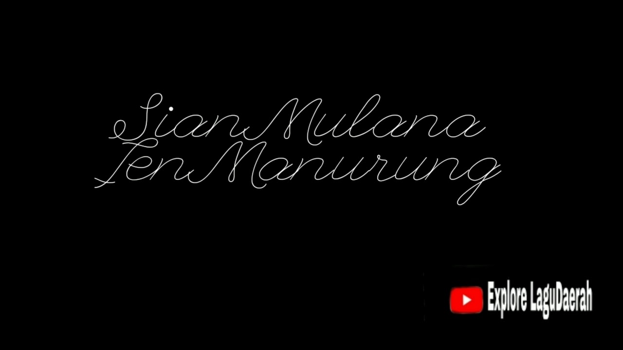 Lagu Batak Jen manurung Sian Mulana (Lirik) - YouTube