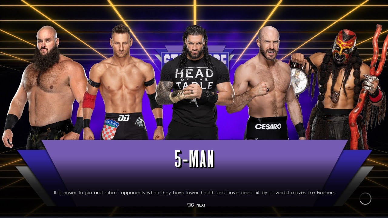 WWE 5-MAN GAME PLAY LIVE 💪#viral #subscribe #wwe2k2 #videogame - YouTube