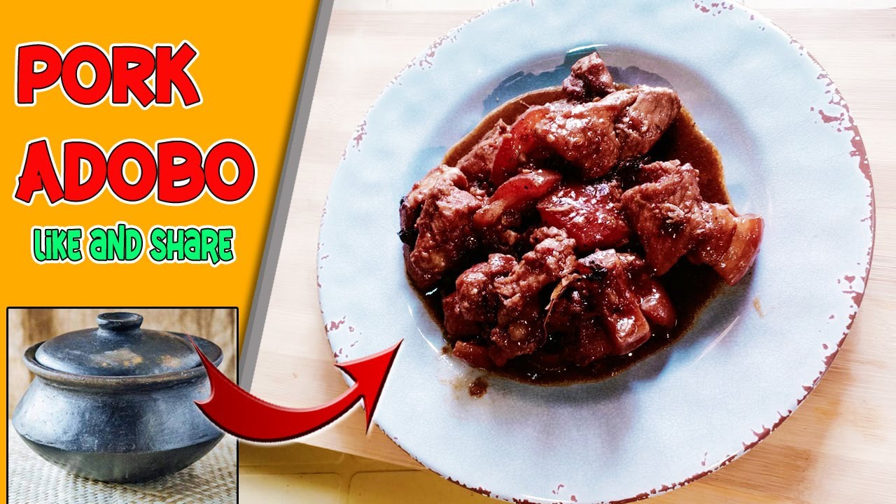PORK ADOBO | COOKING IN PALAYOK (CLAY POT) | ULAM FOR TODAY - YouTube