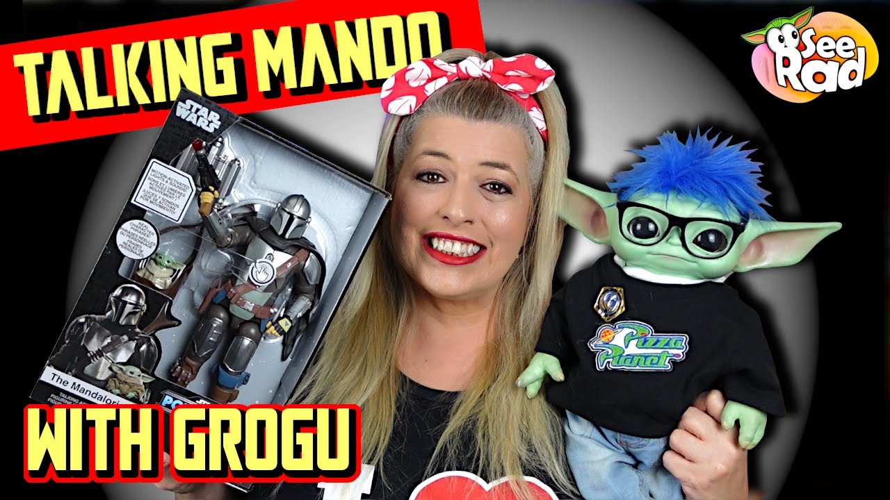 Star Wars Power Force TALKING MANDALORIAN W/ GROGU (Baby Yoda) Action ...
