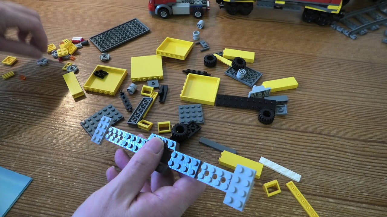 Building Lego City Cargo Train SET 7939 PART 4 4K - YouTube
