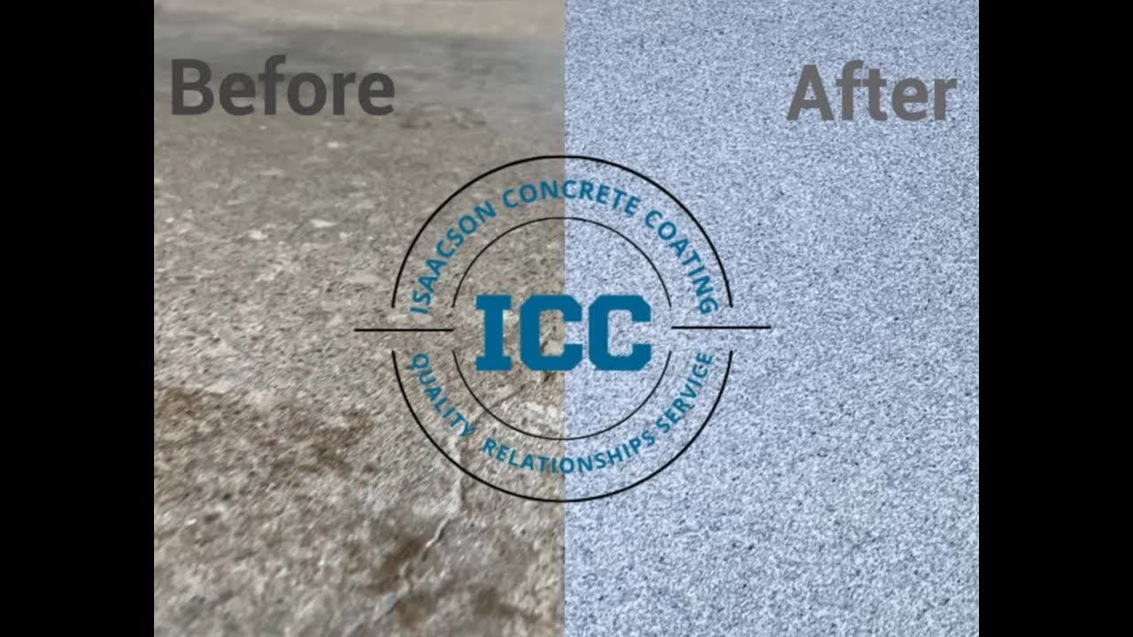 ICC Isaacson Concrete Coating - YouTube
