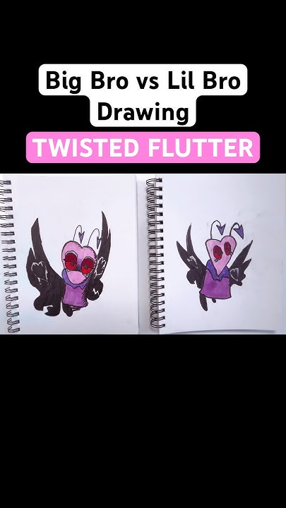 Drawing TWISTED FLUTTER from DANDYS WORLD! 😳 ️ #dandysworld # ...
