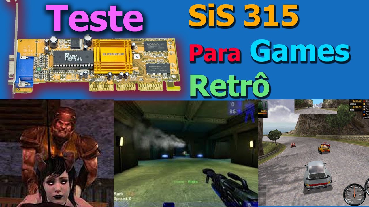 Placa de Video SiS 315 para Games Retro Hardware PC - YouTube