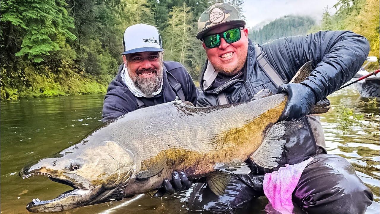 The BIGGEST KING SALMON we’ve EVER seen! - YouTube