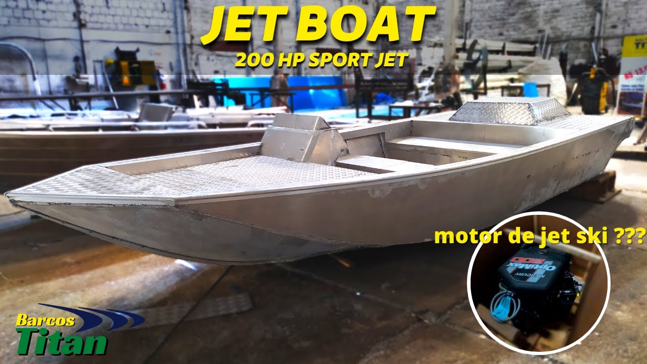 Jet Boat saindo do forno!!! - 200 hp sport jet - YouTube