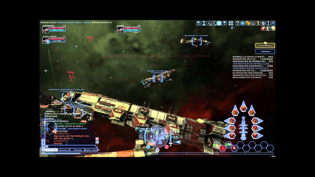 Ma premiere video sur Bsgo (Battlestar.Galactica.Online) - YouTube