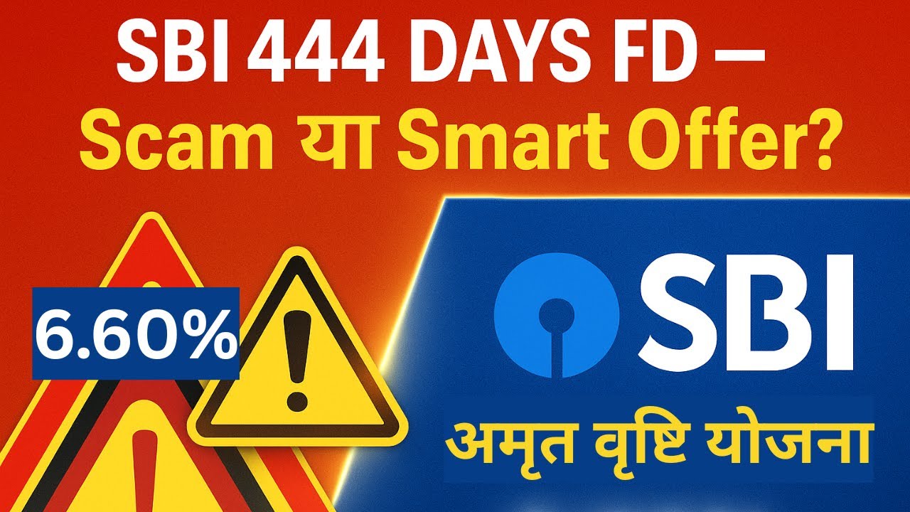 SBI 444 Days FD Scheme – Kya Ye Scam Hai Ya Best Offer? | SBI Amrit ...