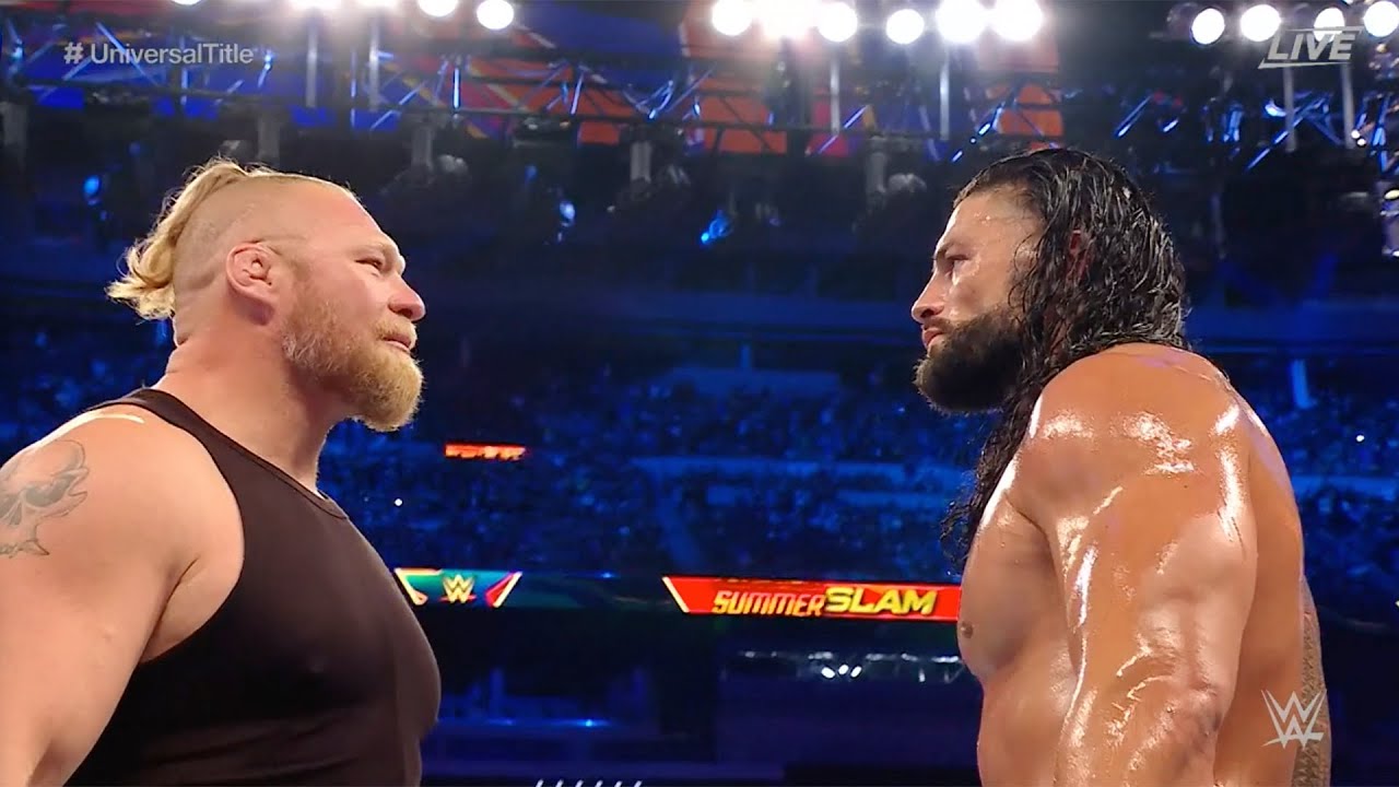 Brock Lesnar Wwe Return Wwe Summerslam 2021 Roman Reigns Defeats