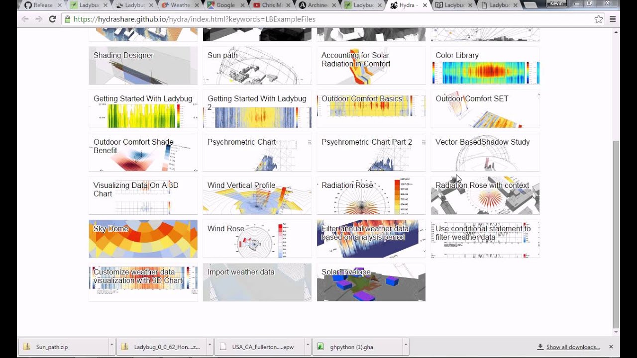 21 - Grasshopper - Clarifying EPW and ALL weather file links - YouTube