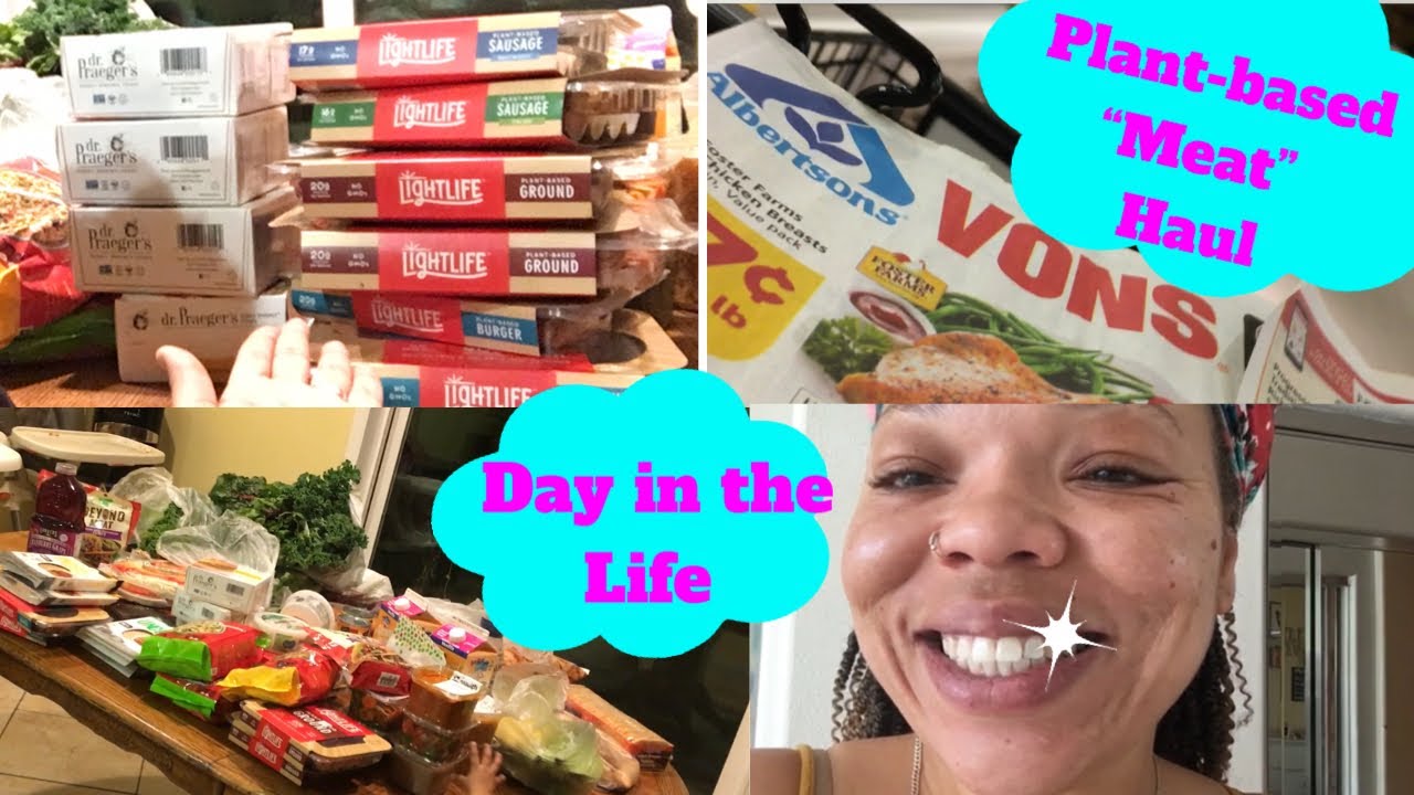 A DAY IN THE LIFE | VONS Plant-based "MEAT" grocery haul | FT ACTIVEWOW ...