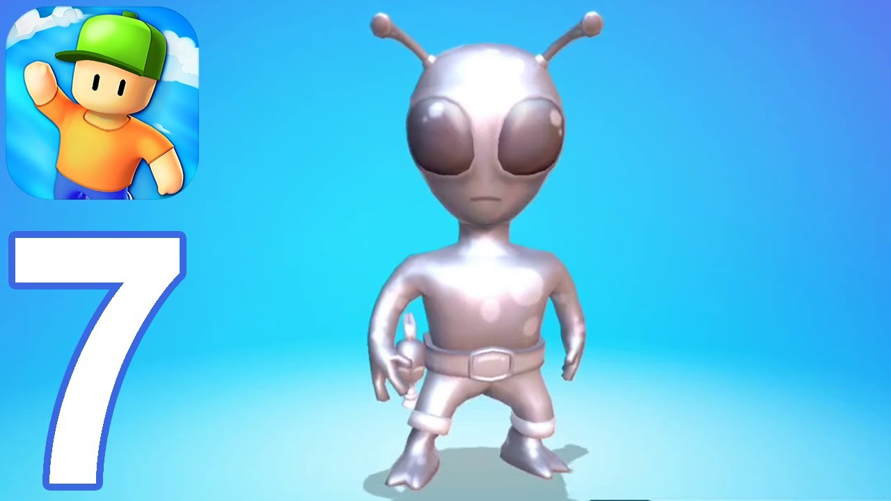 Stumble Guys - Gameplay Walkthrough Part 7 - Metal Alien (iOS, Android ...