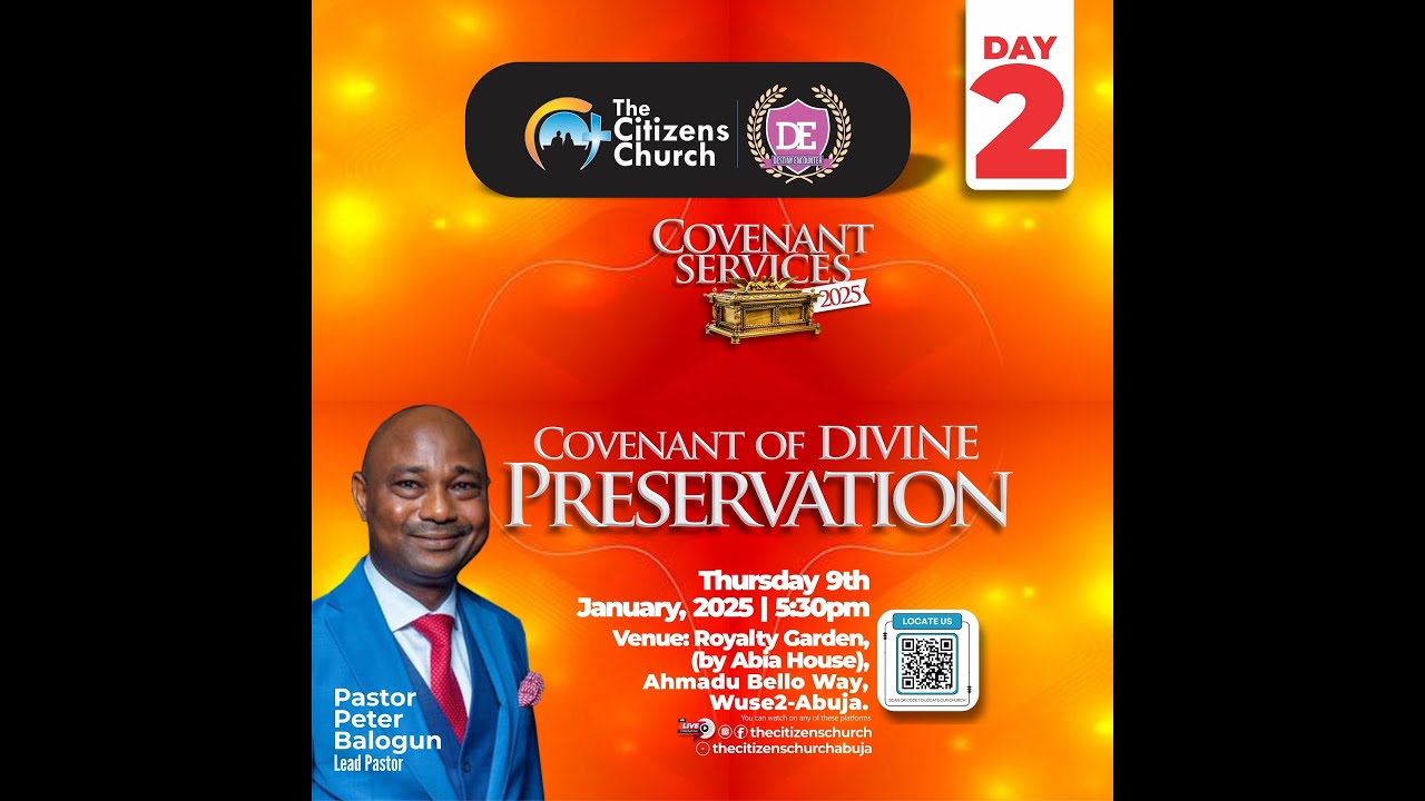 Covenant Of Divine Preservation - Pastor Peter Balogun - YouTube