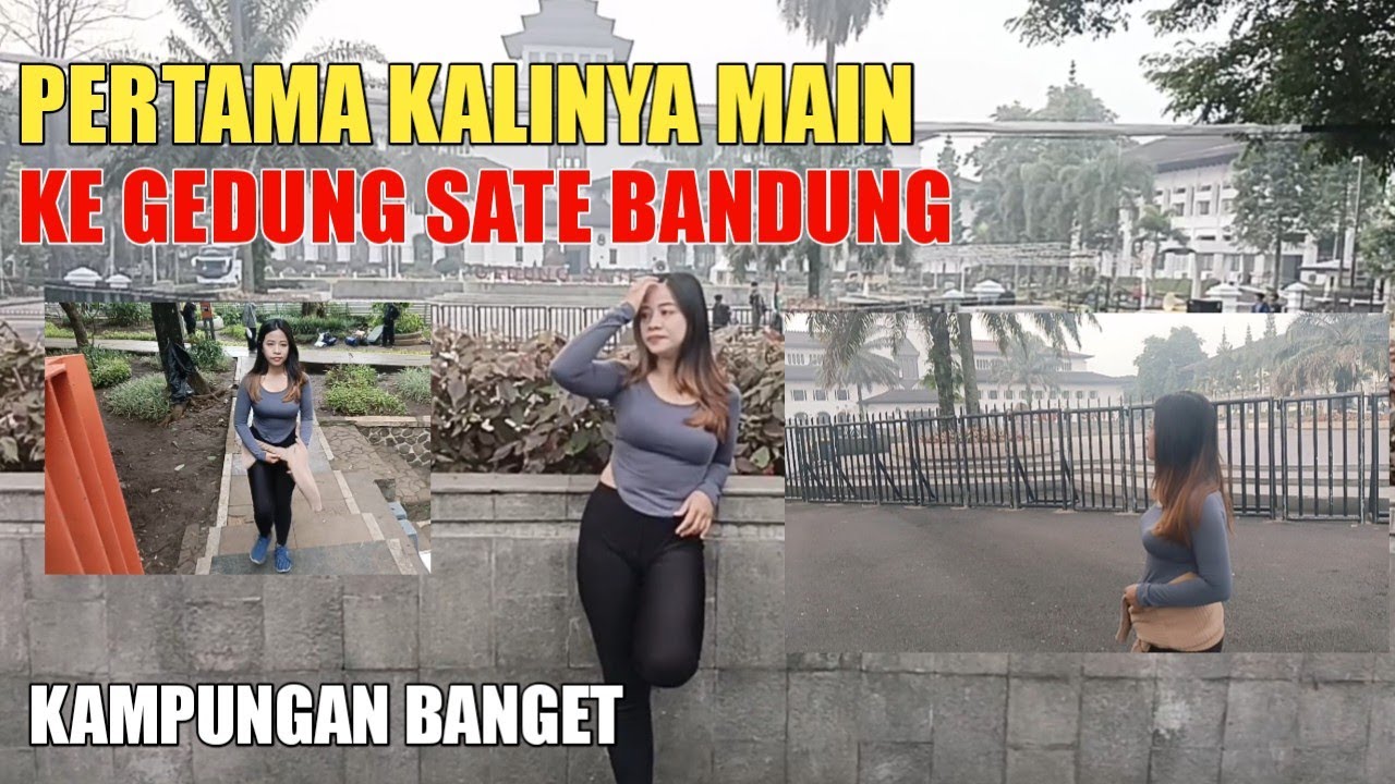 Asti again pertama kali main ke gedung sate Bandung - YouTube
