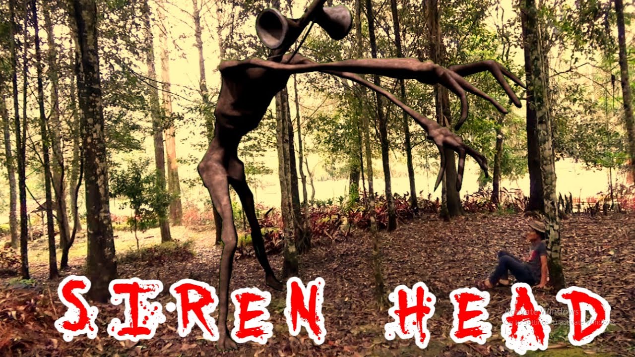 Scary siren head in real life a horor short film - YouTube