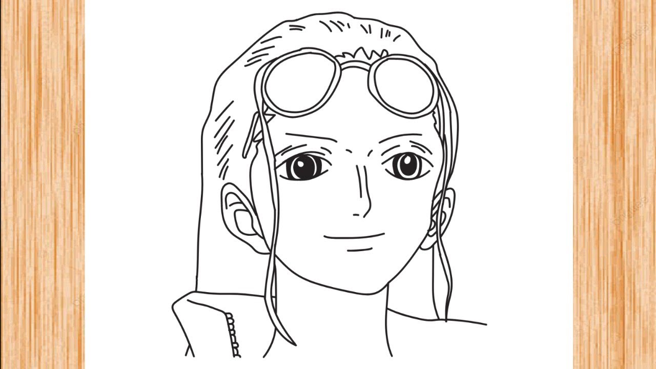How to Draw Nico Robin from One Piece - YouTube
