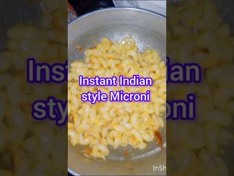 #Instant Indian style Micaroni#quick and easy recipe of Micaroni# ...