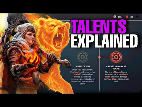 New Hero Nonna All Talents and Abilities Explained 🪓 || Shadow Fight 4 Arena