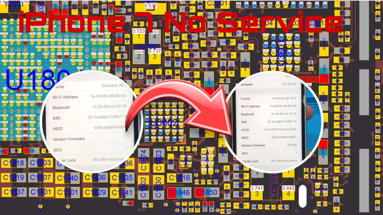iPhone 7 | No Service | No Modem Firmware | No IMEI - YouTube