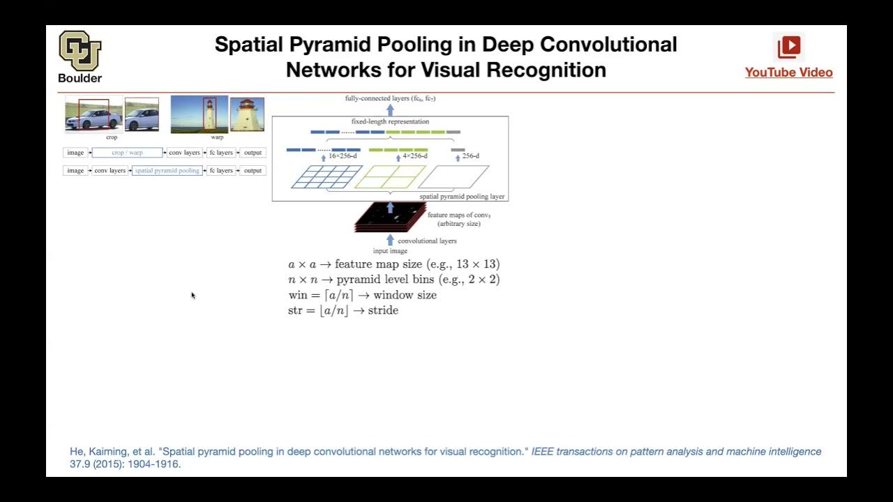 Spatial Pyramid Pooling (Q&A) | Lecture 35 (Part 3) | Applied Deep Learning (Supplementary ...