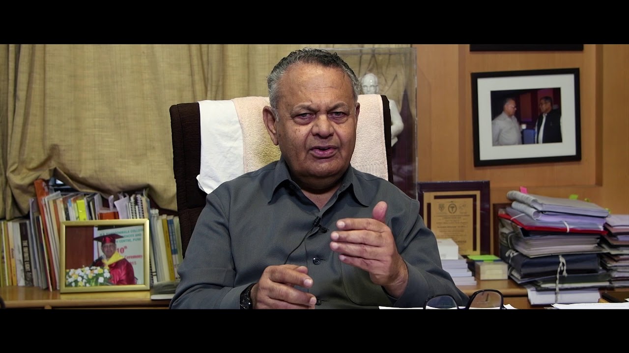 VEDA PUNE | Message from President of MCE Society Dr. P.A.Inamdar - YouTube