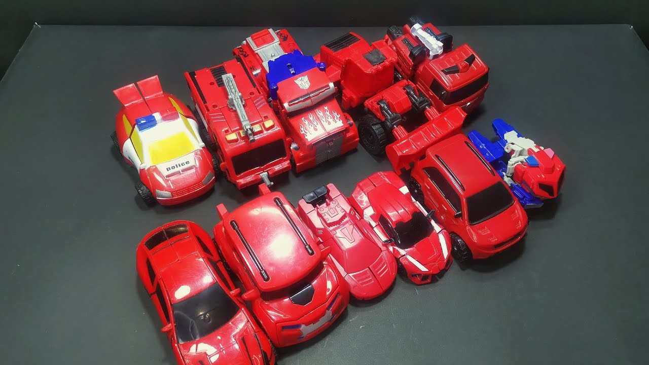 The Tobot Red Toys Car And Transformers Red Toys Car Transformation To ...