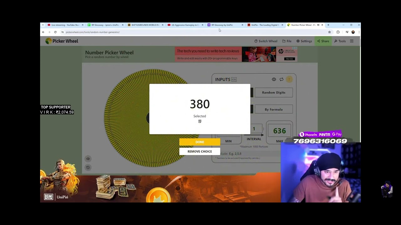 royal pass giveway by ipreeet YT wineer hua apka Bhai bobby kumar ...