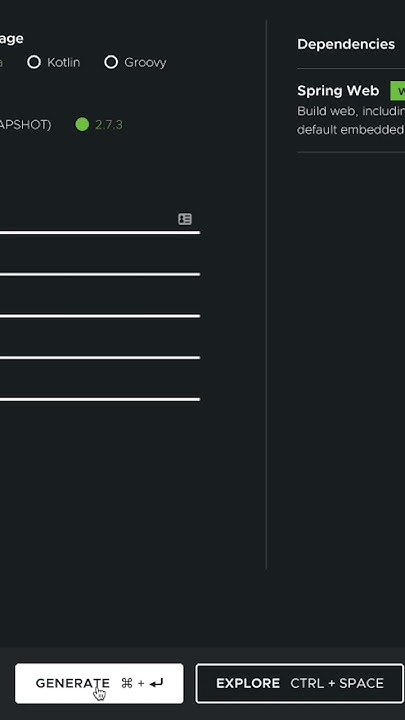 Create a REST API in Java using Spring Boot in less than 60 seconds #shorts - YouTube