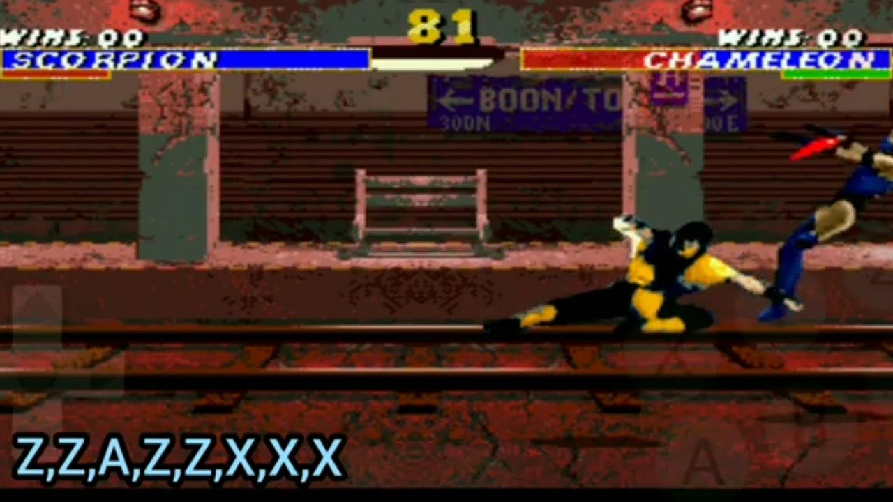 Scorpion MK1 Fatality Cheats Hits Combo Tutorial ( Ultimate Mortal ...