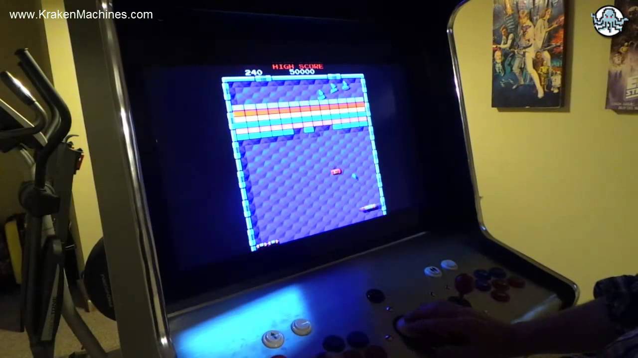 Arkanoid con trackball - YouTube
