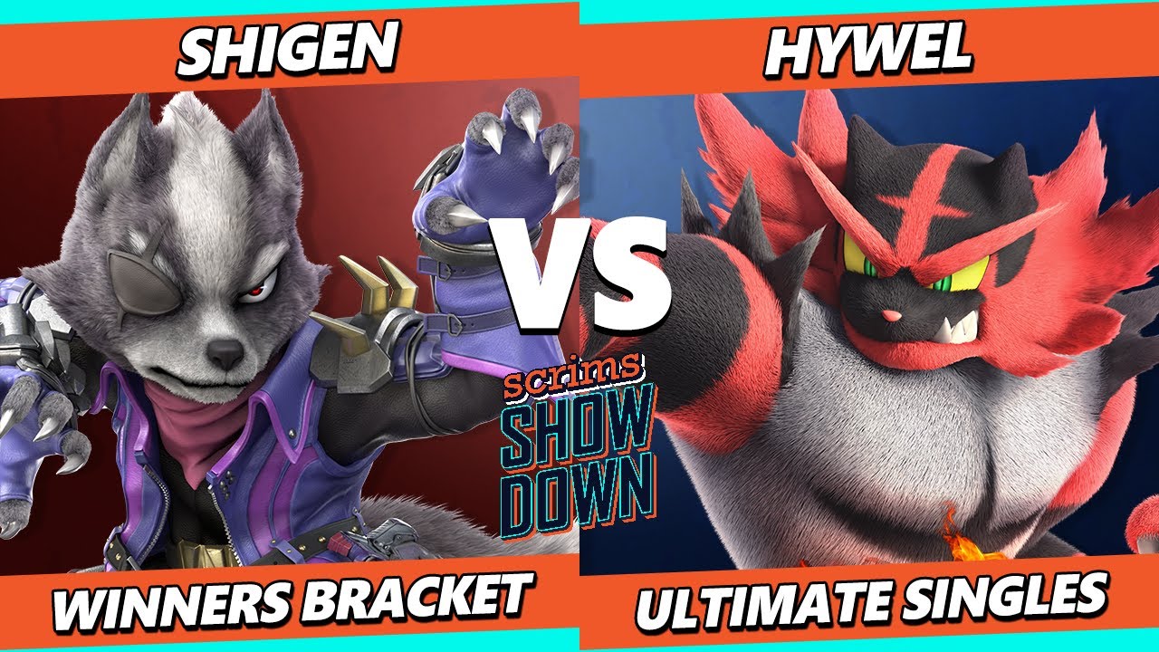 Scrims Showdown 70 - Shigen (Wolf) Vs. Hywel (Incineroar) SSBU Smash ...