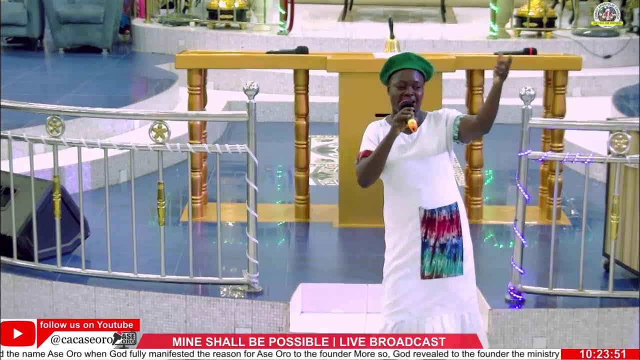 MINE SHALL BE POSSIBLE LIVE BROADCAST || 04 - 12 - 2024 - YouTube